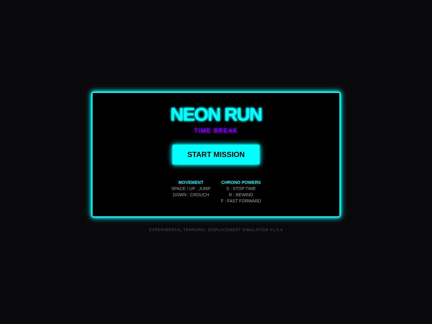 Neon Run: Time Break