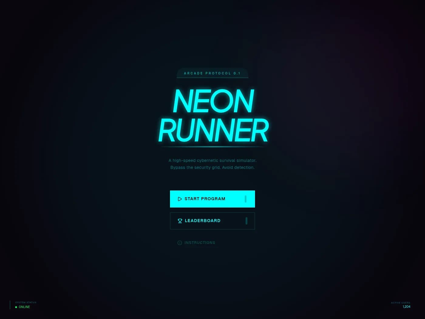 Neon Runner Classic