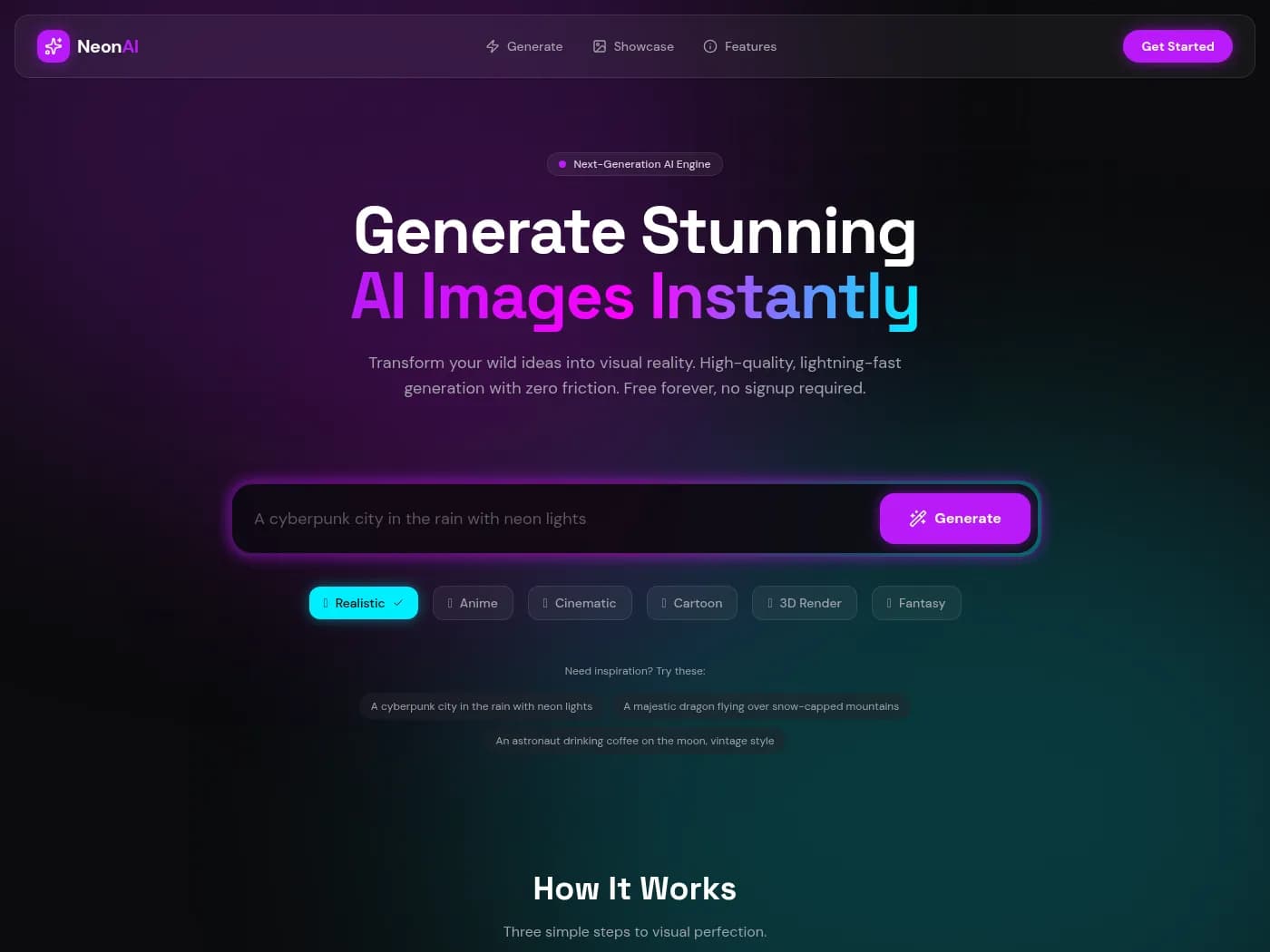 NeonAI Image Studio
