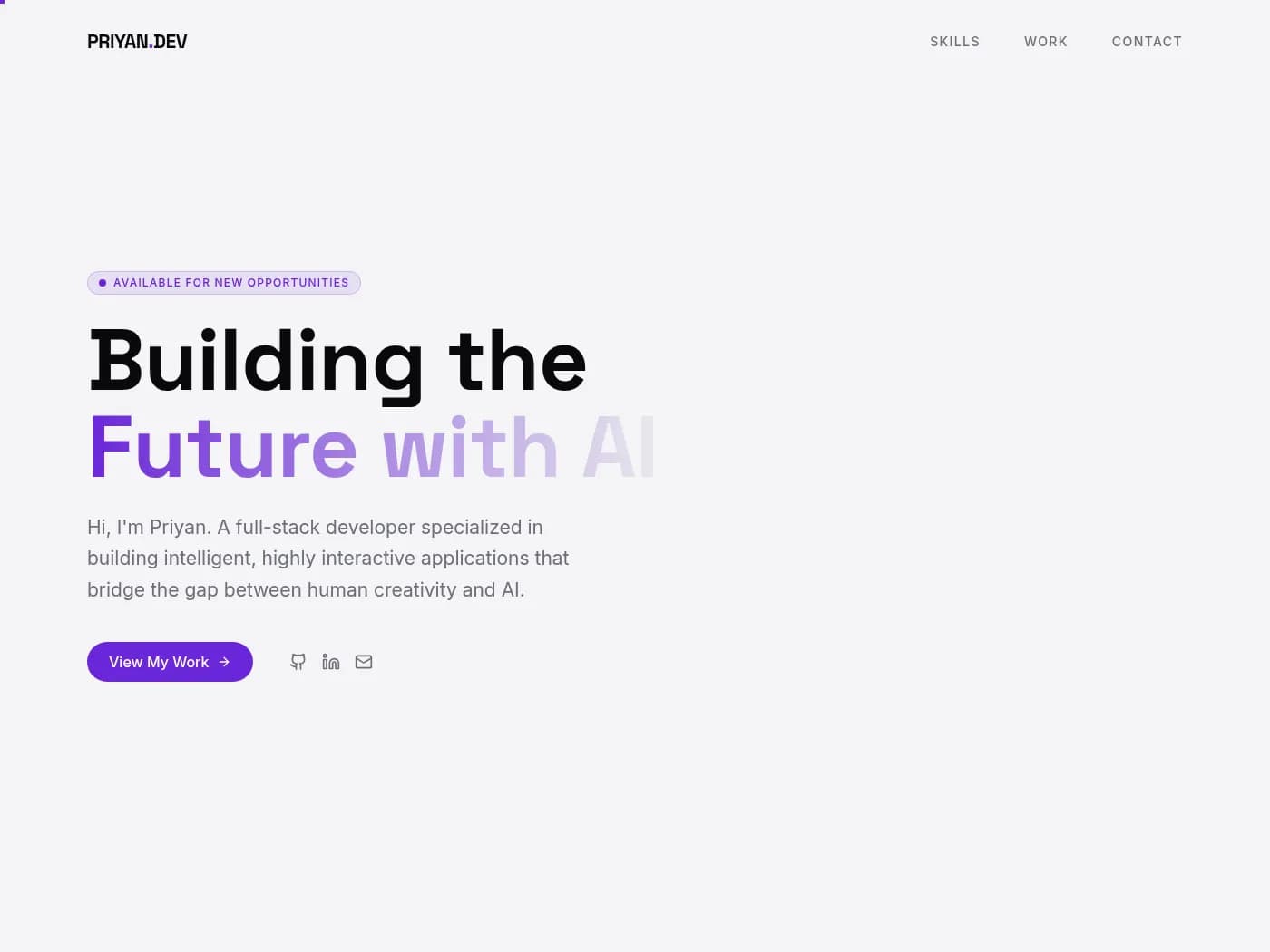 NeonDev Portfolio