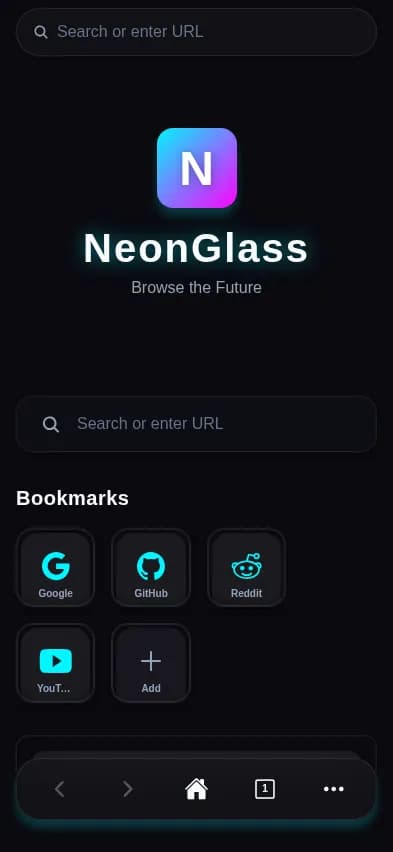 NeonGlass Mobile Browser