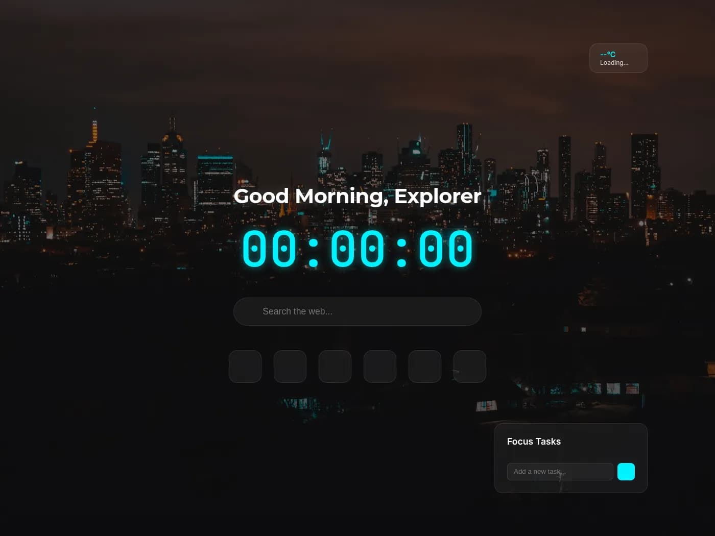 NeonGlass Dashboard