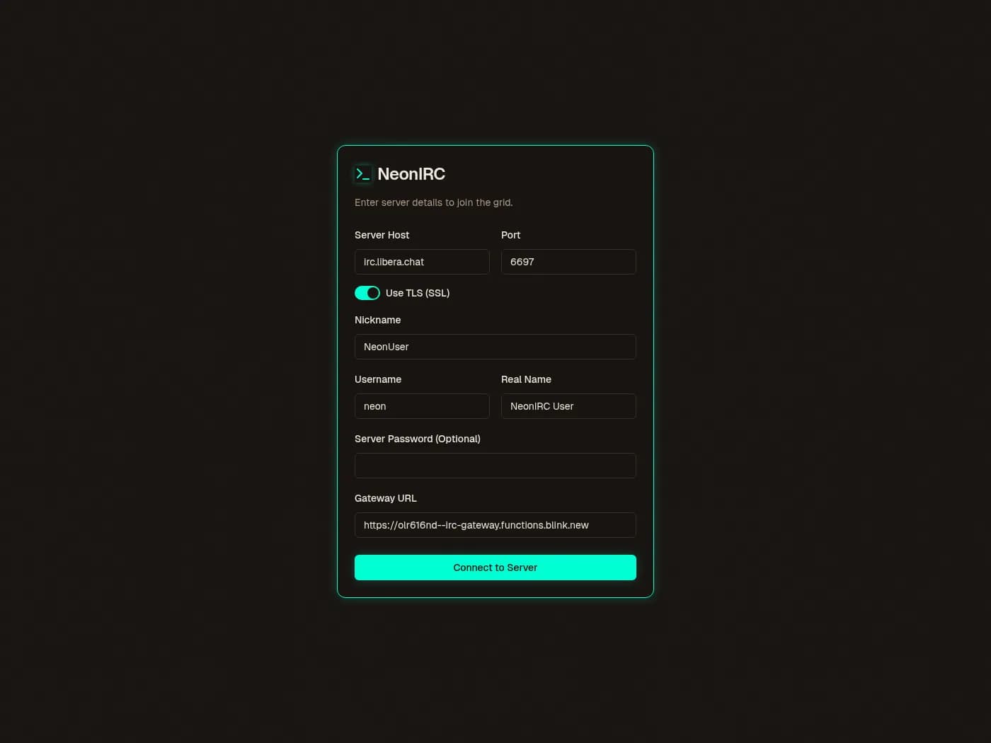 NeonIRC Web Client
