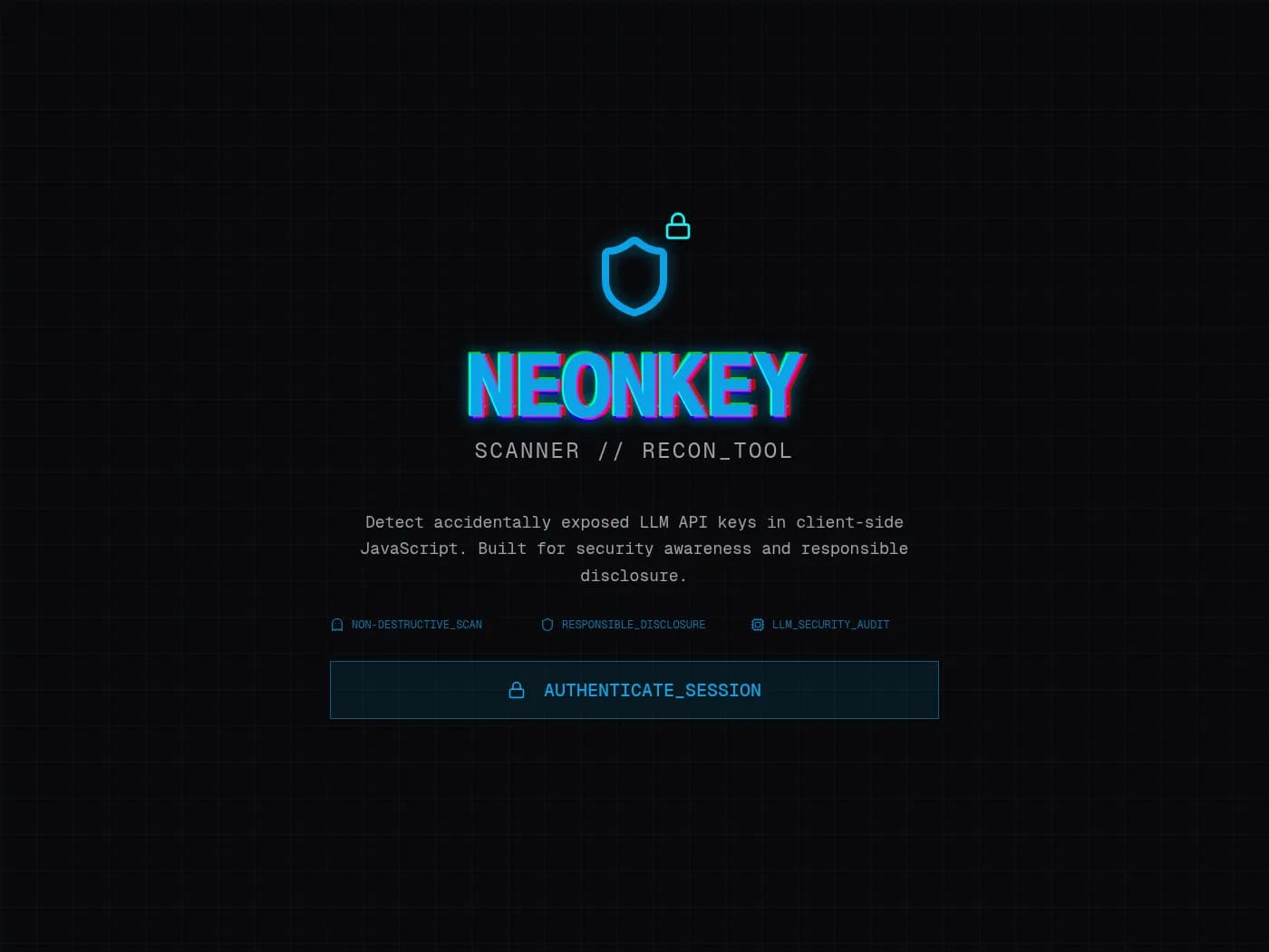 NeonKey Scanner