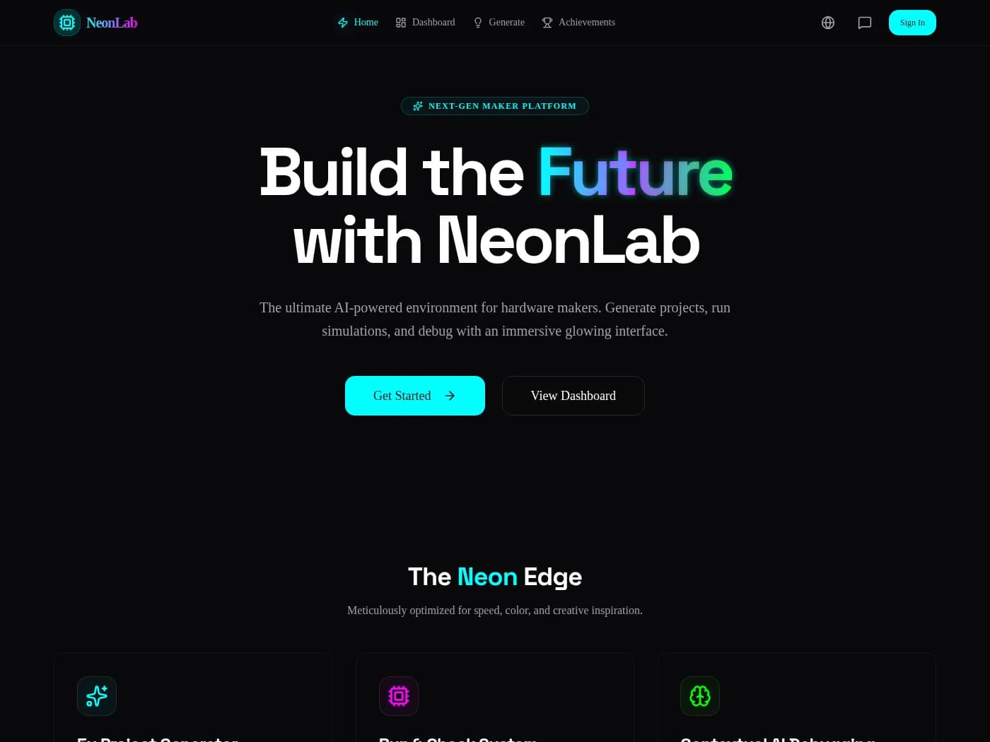 NeonLab Project Builder