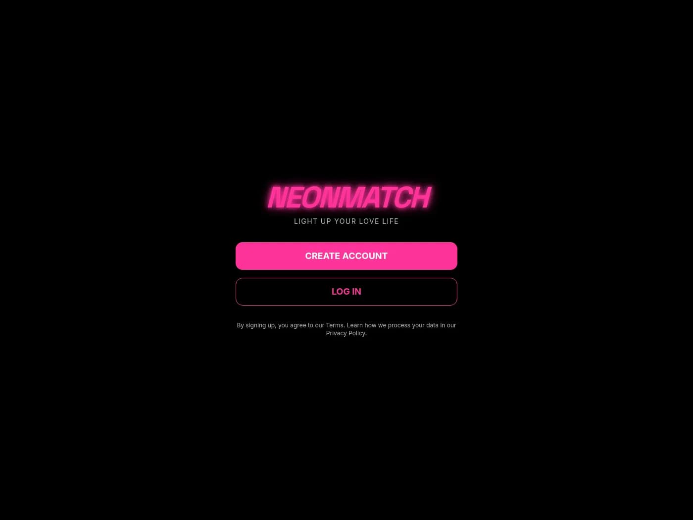 NeonMatch Dating App