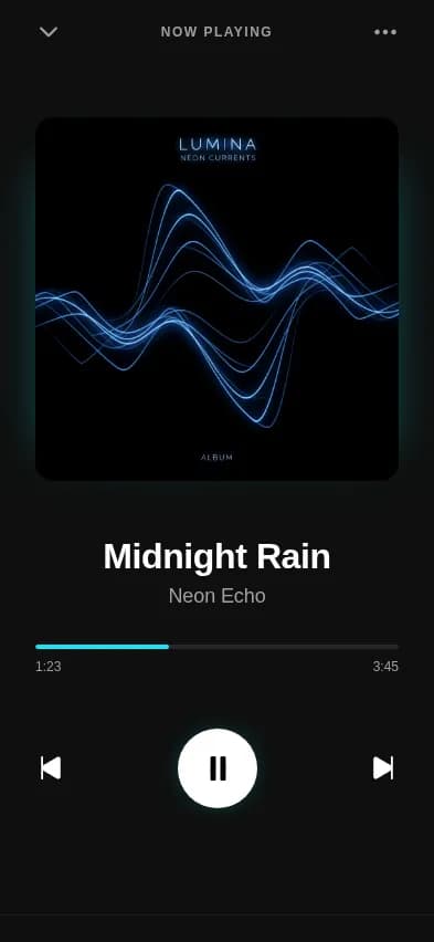 NeonWave Music Player
