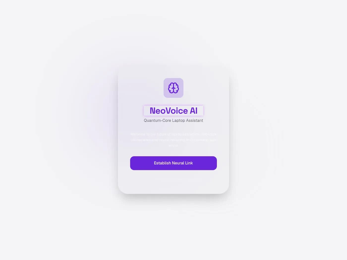 NeoVoice AI Assistant