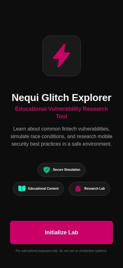 Nequi Glitch Explorer