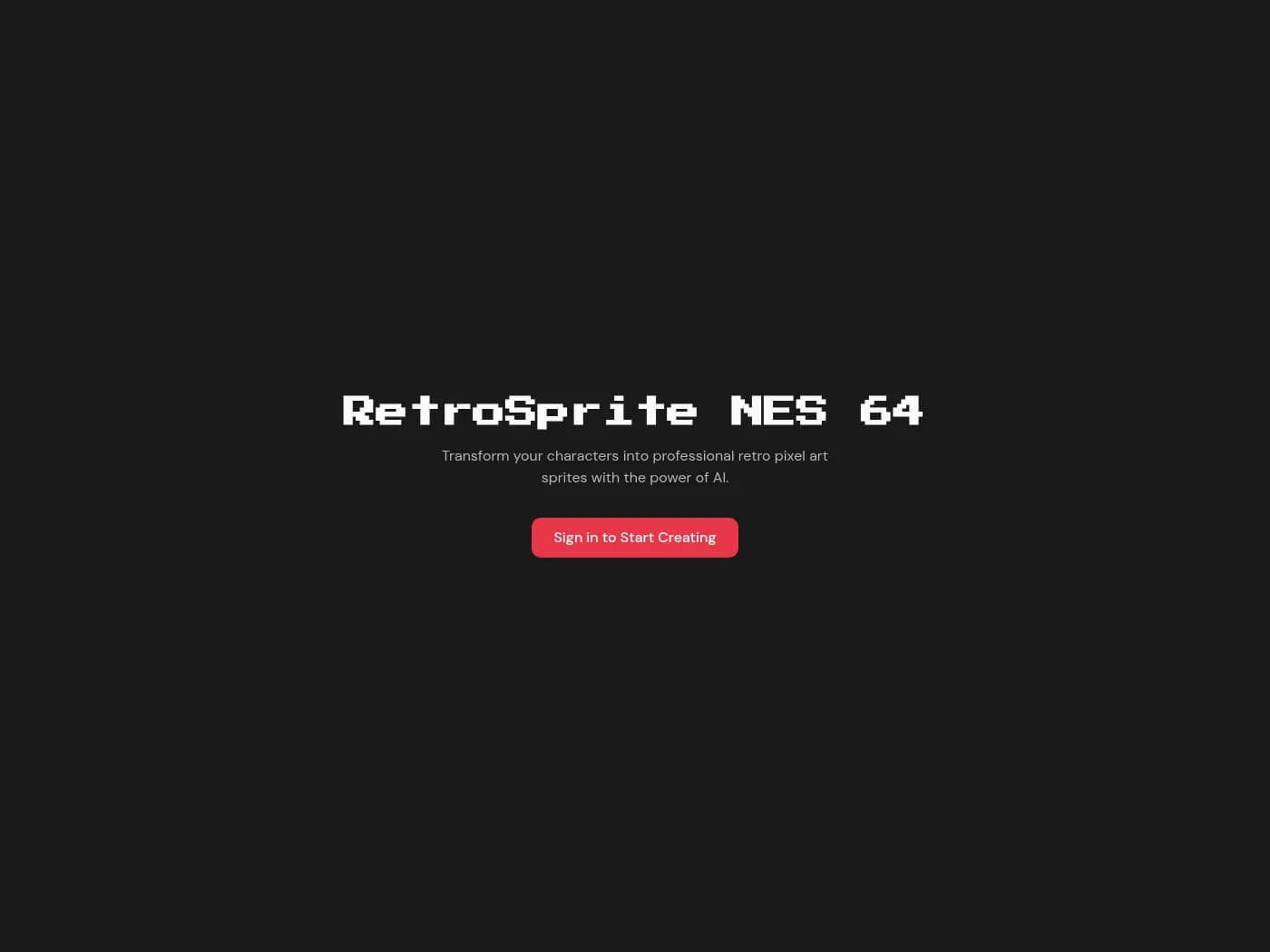 64-Bit NES Sprite Maker
