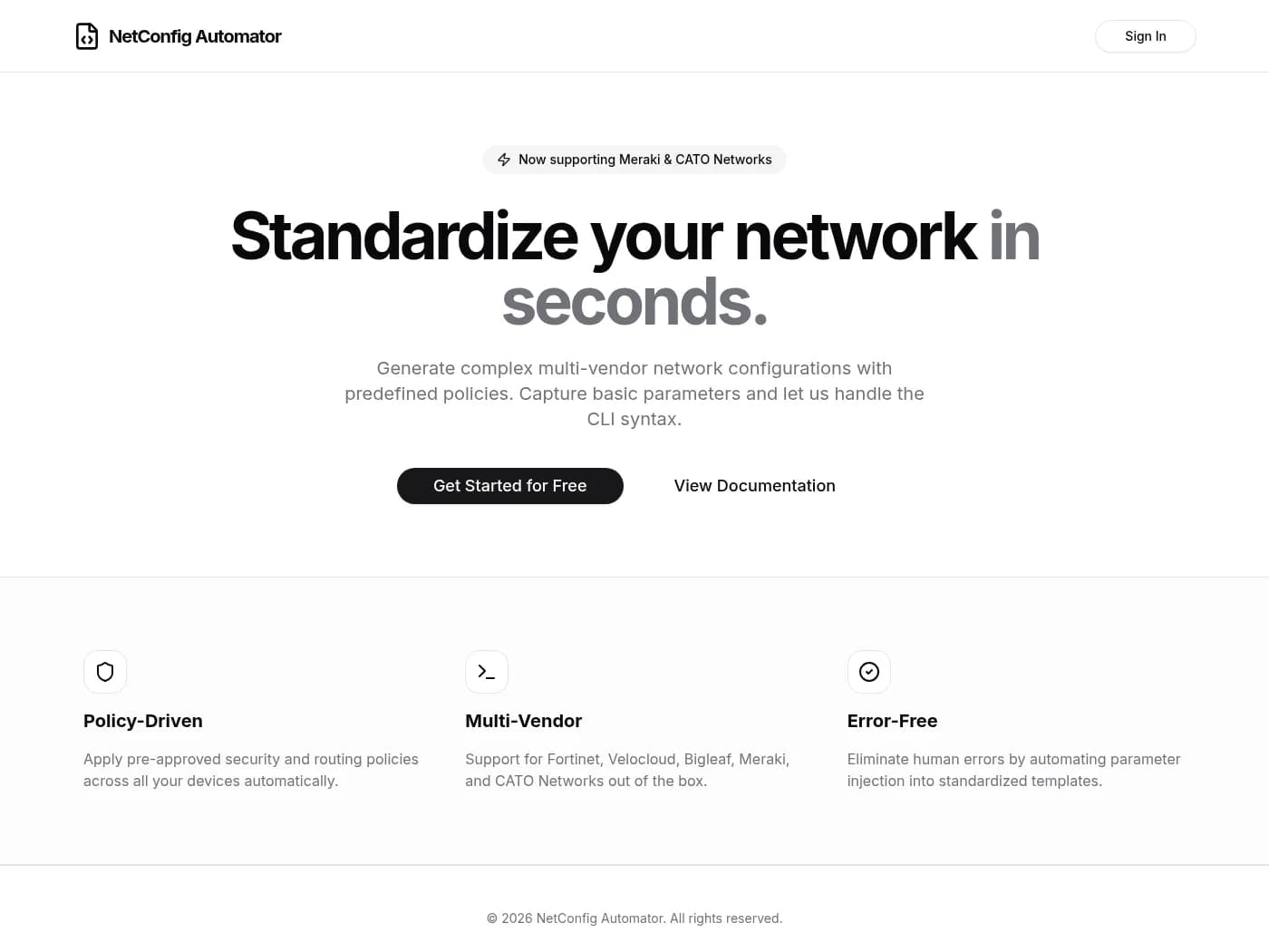 NetConfig Automator