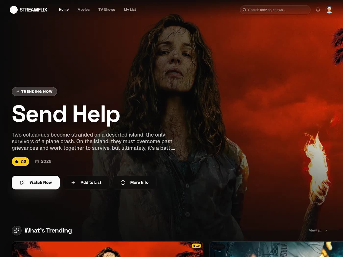 StreamFlix Clone