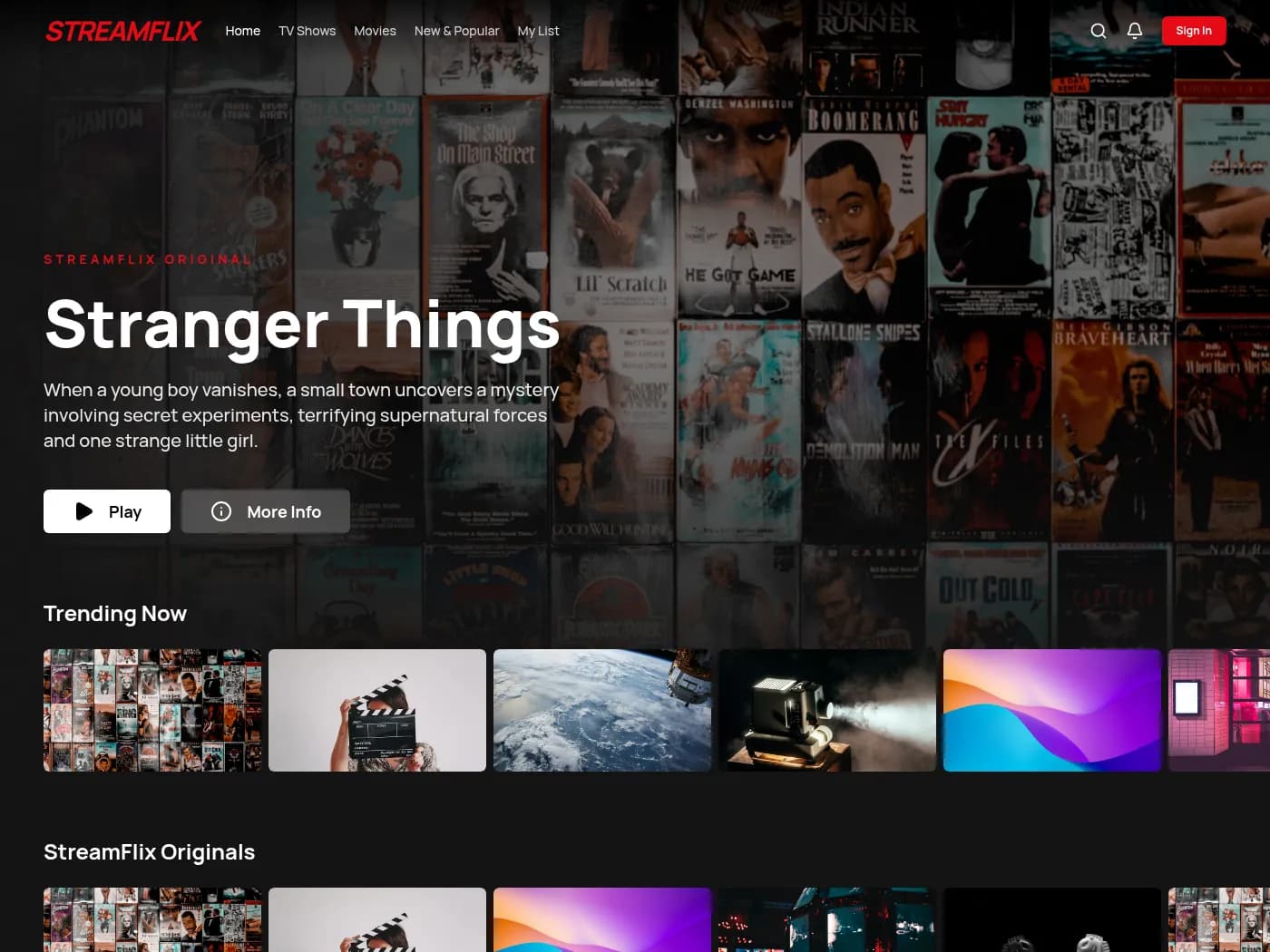 StreamFlix Clone