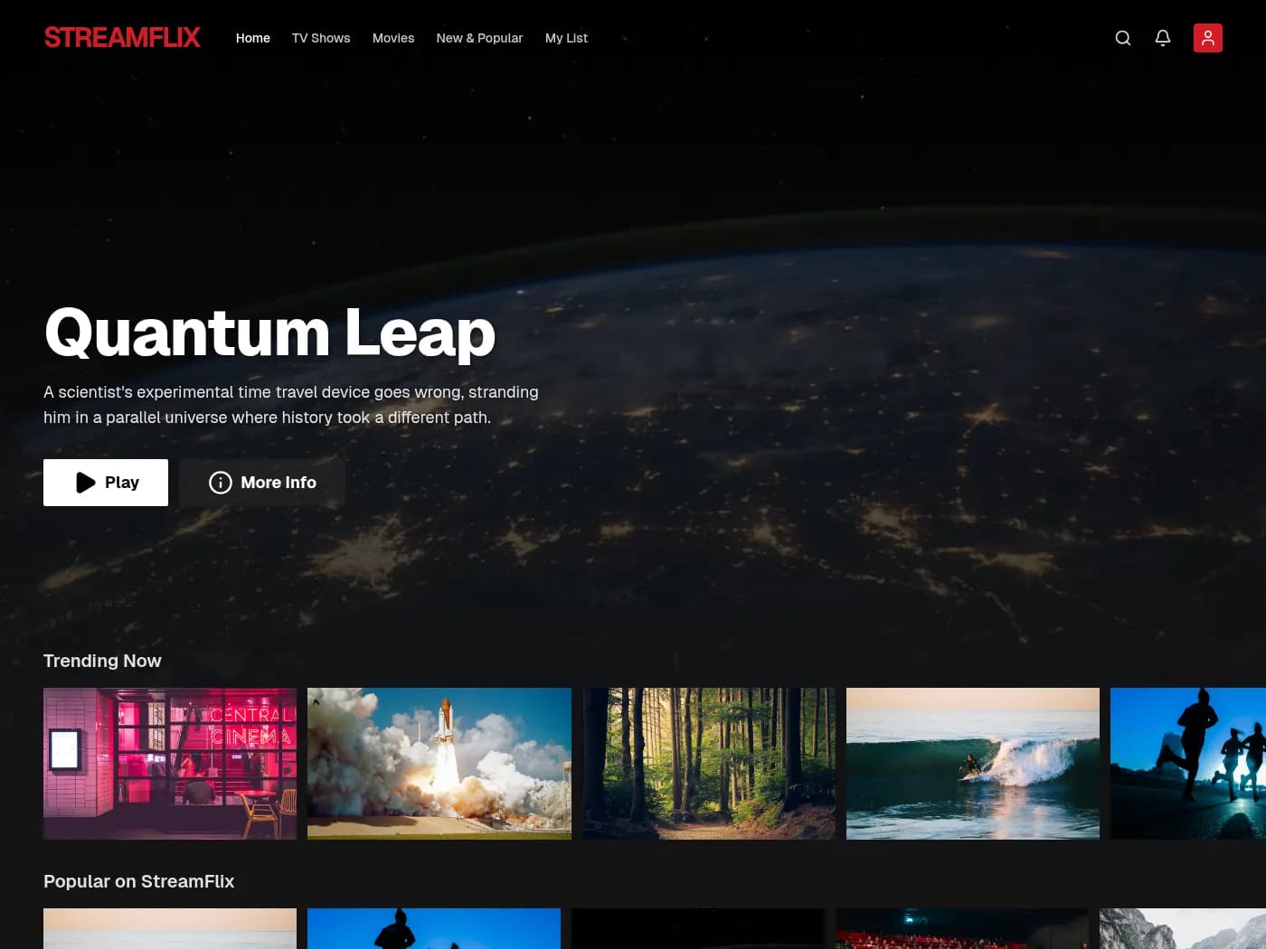 StreamFlix Clone