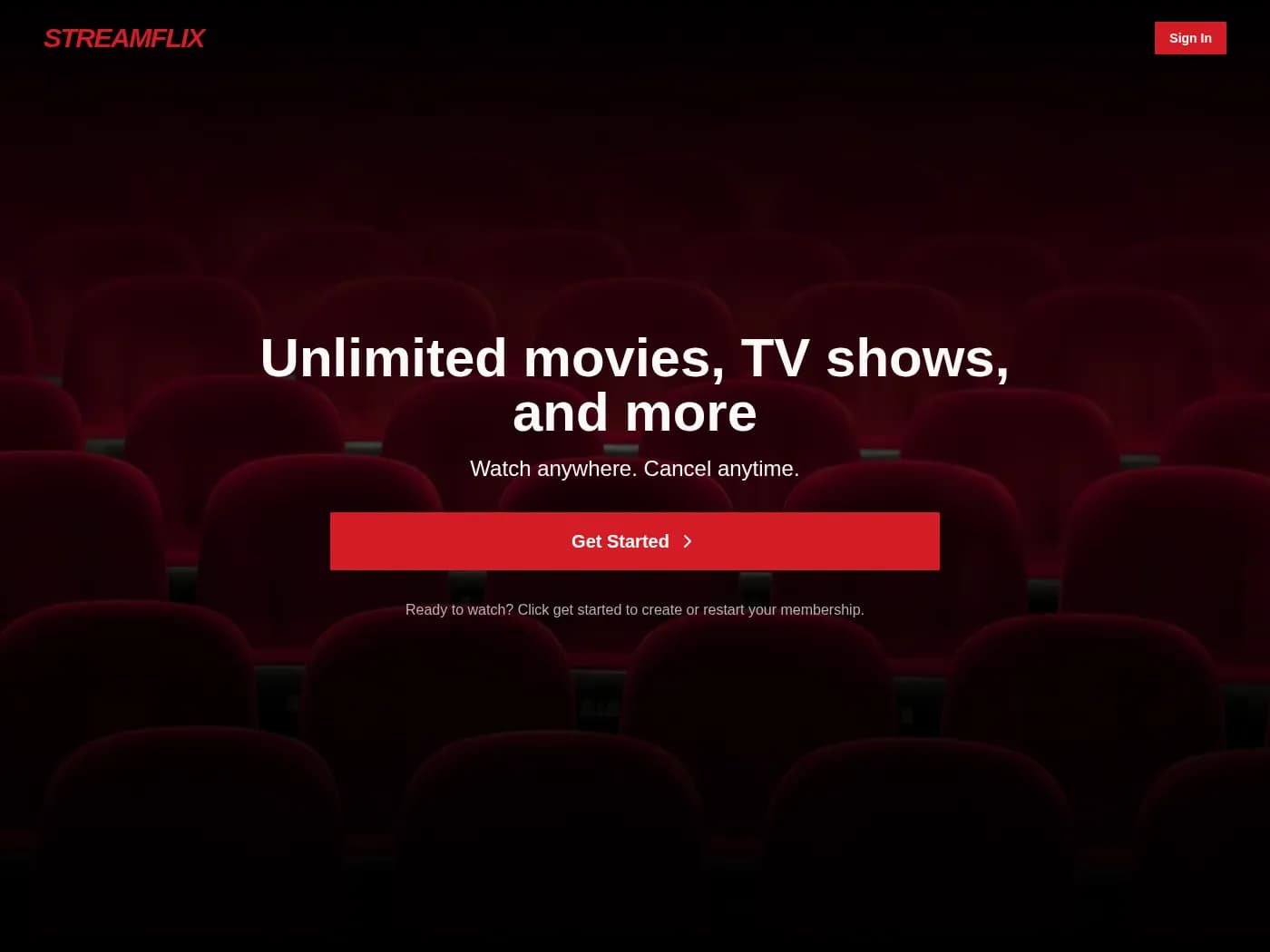 StreamFlix Clone