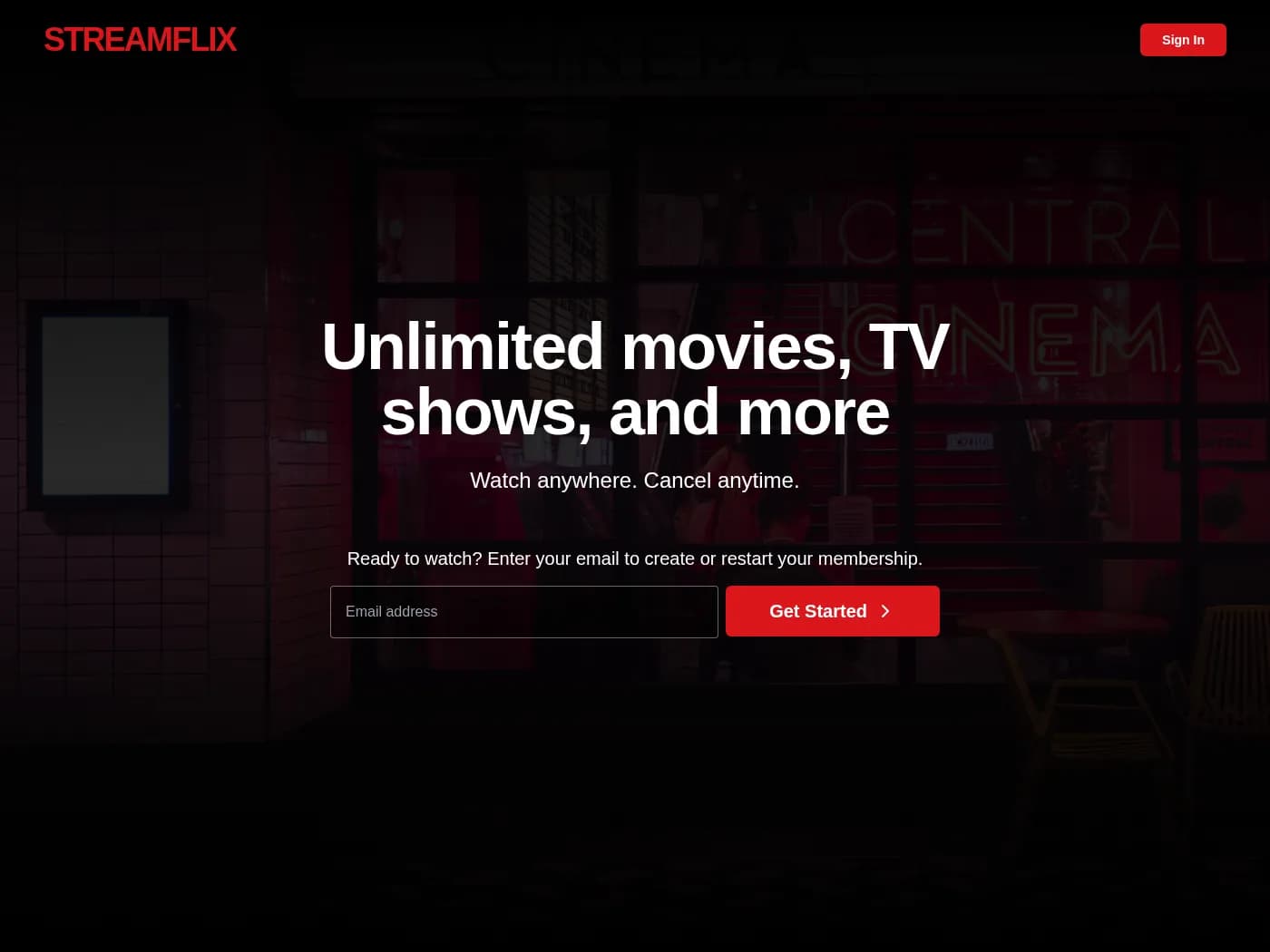 Streamflix Clone