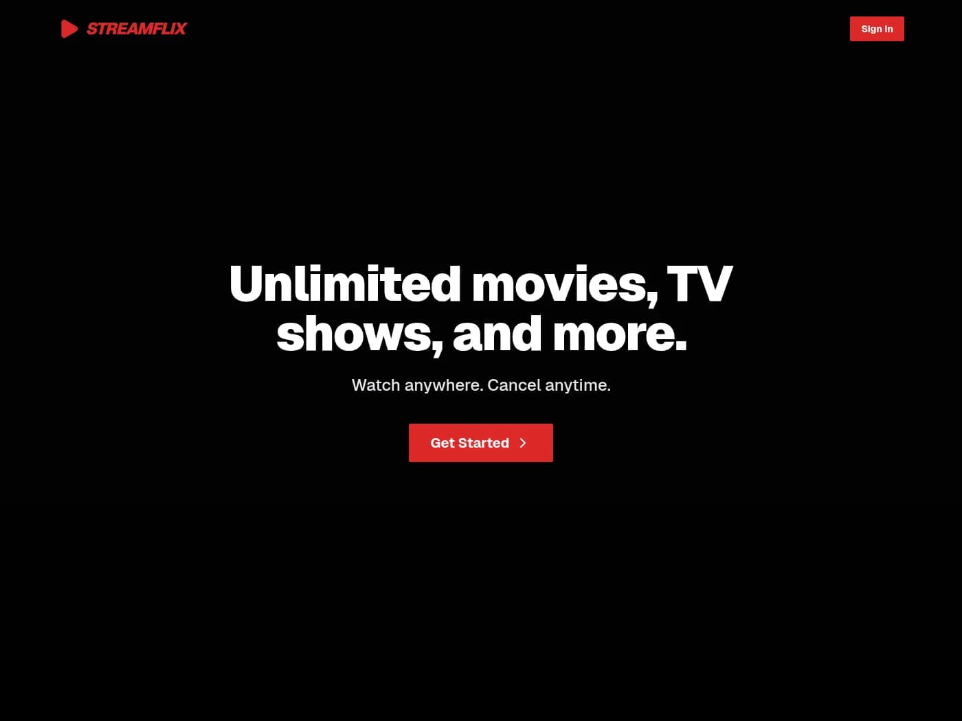 Streamflix Clone