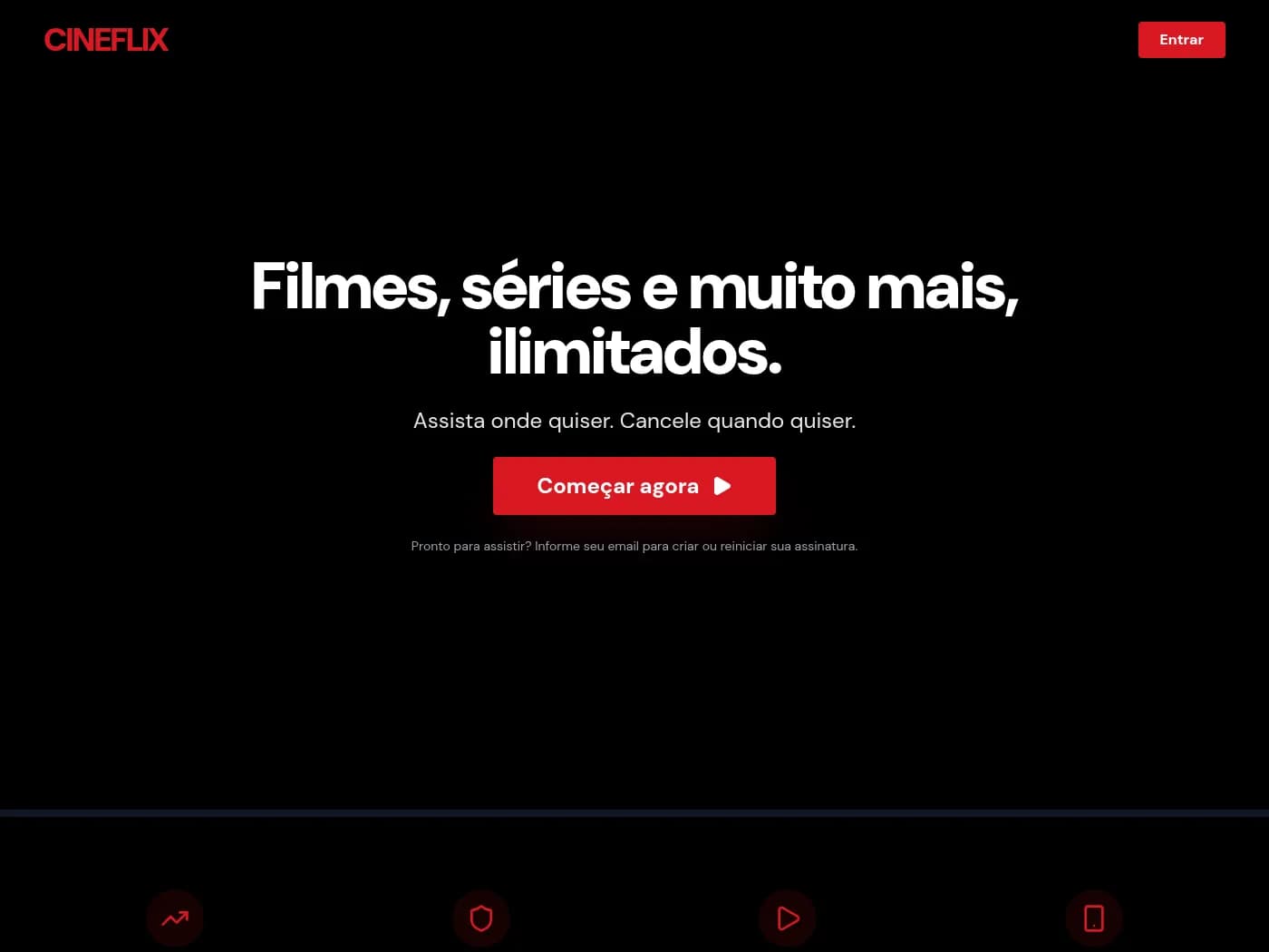 CineFlix Streaming Site