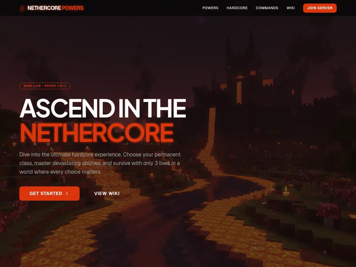 NetherCore Powers Plugin