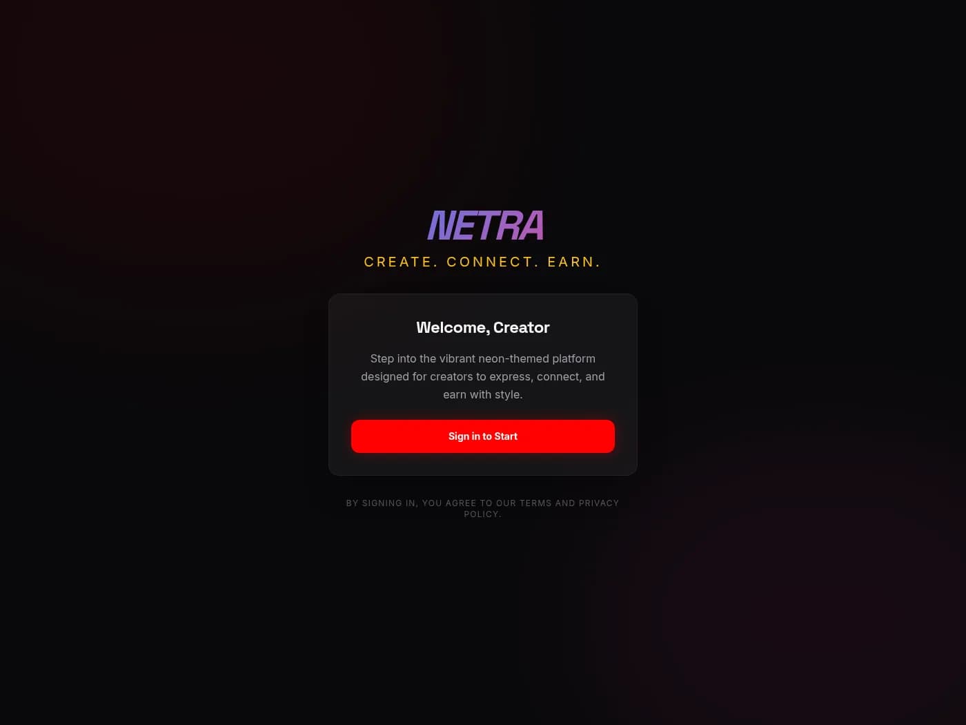 Netra Creator Platform