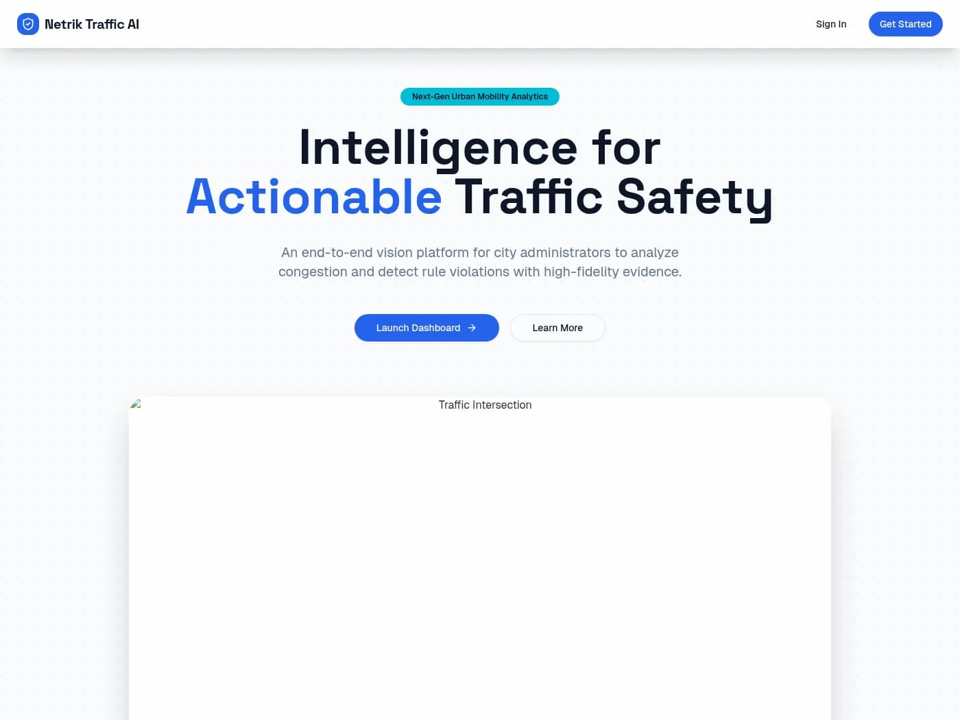 Netrik Traffic AI