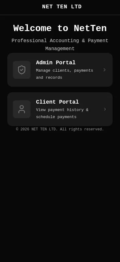 NetTen Accounting App