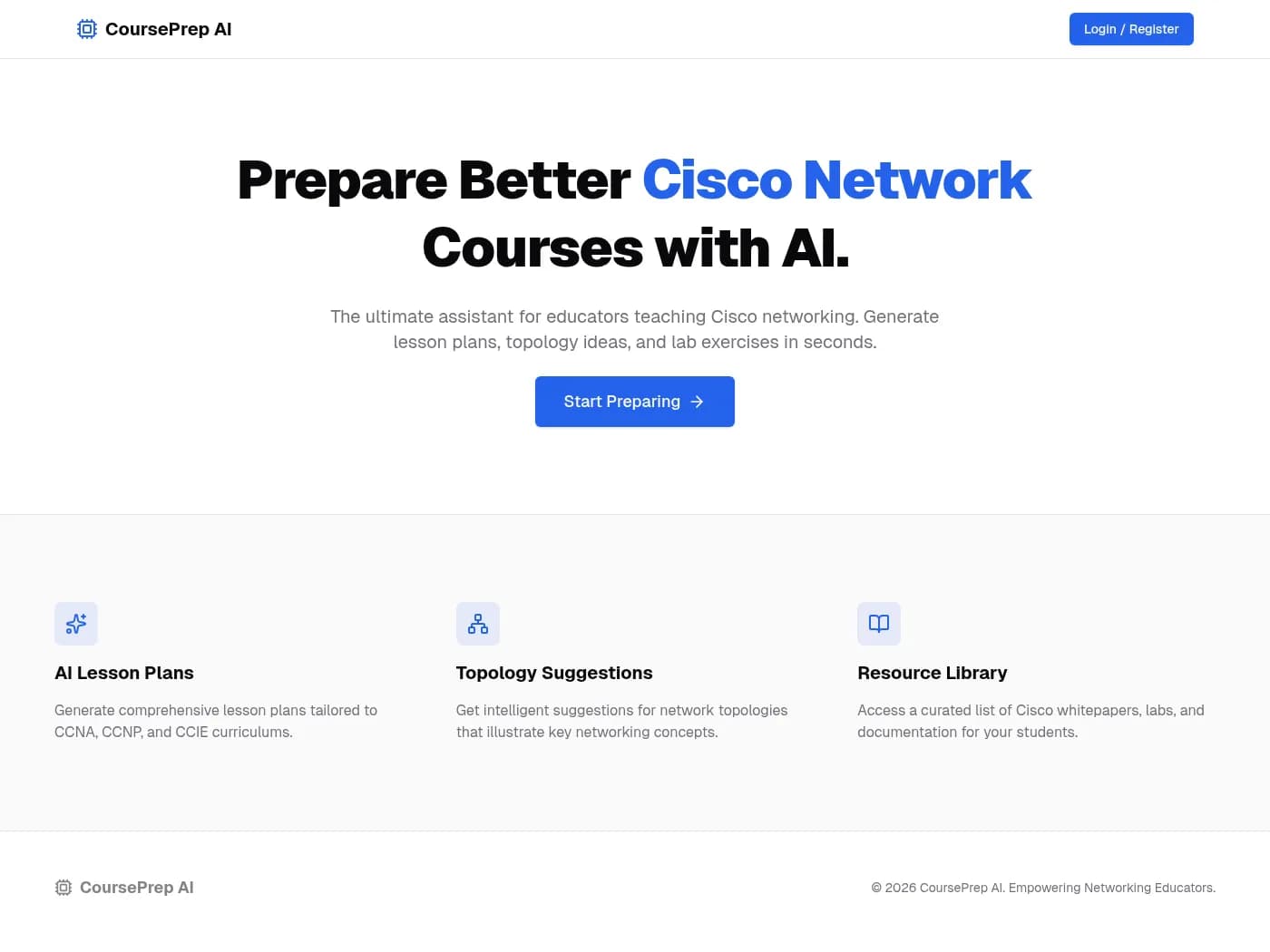 CoursePrep AI Assistant