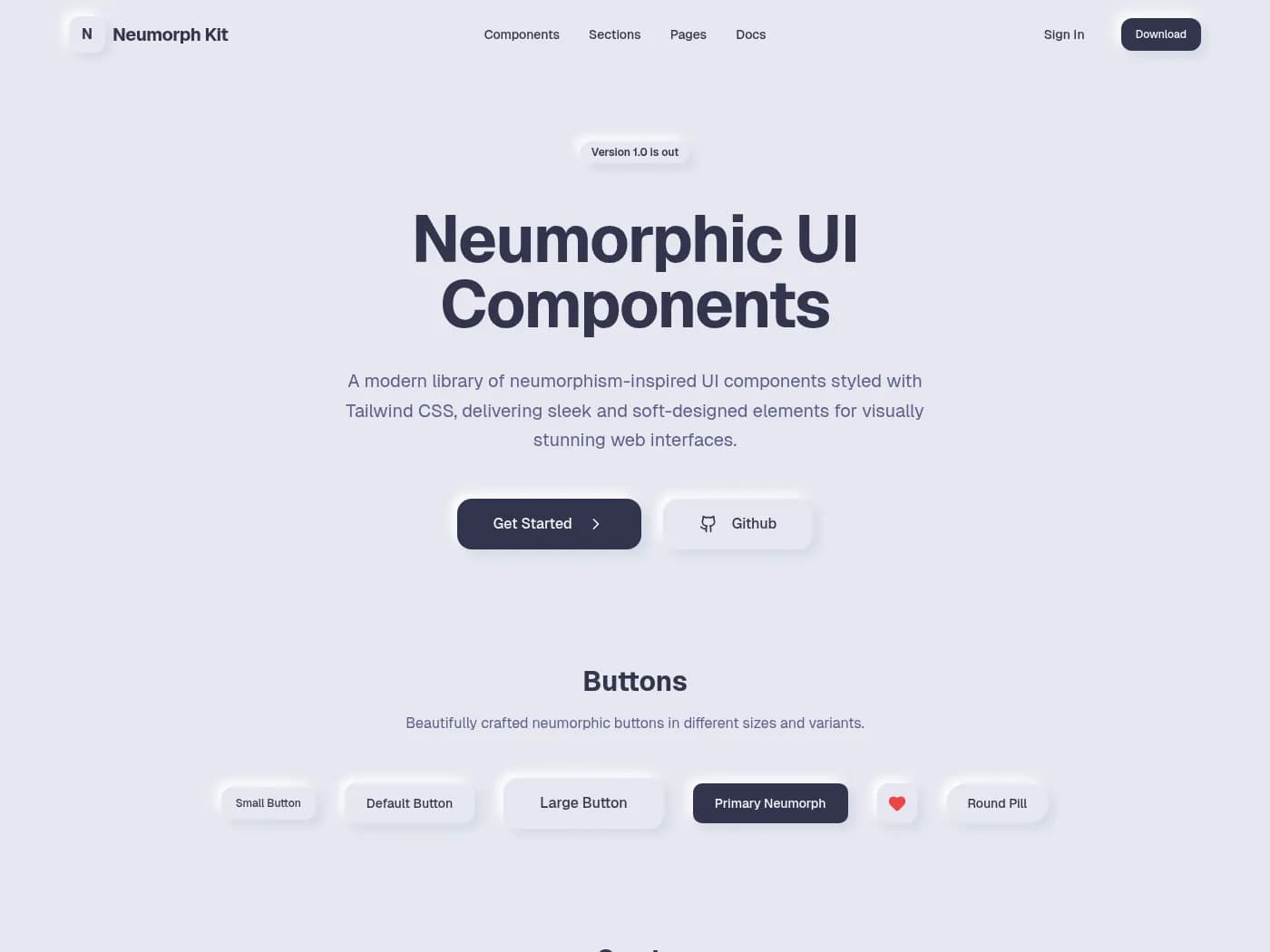 Neumorph UI Kit