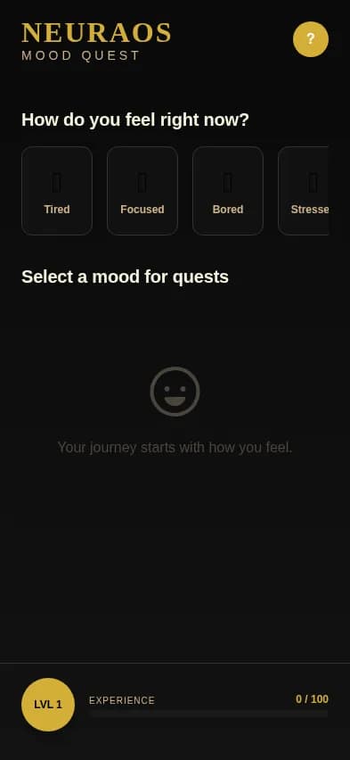 NeuraOS Mood Quest
