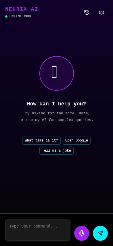 Neurix AI Voice Assistant