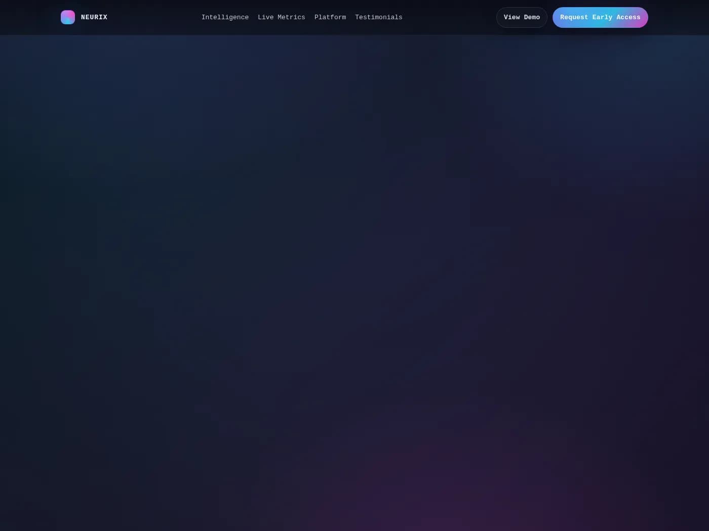 Neurix AI Landing Page