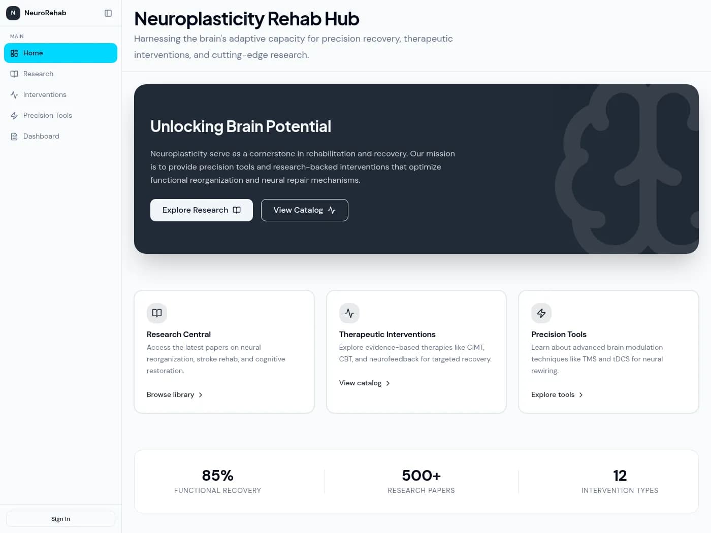Neuroplasticity Rehab Hub