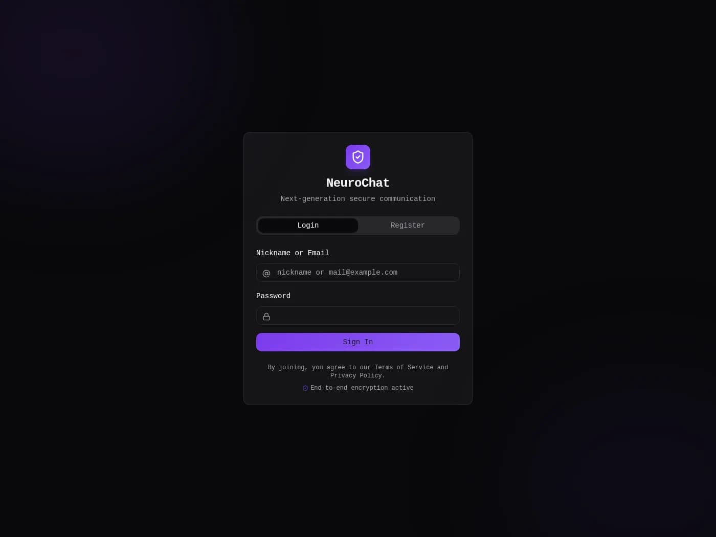 NeuroChat Messenger