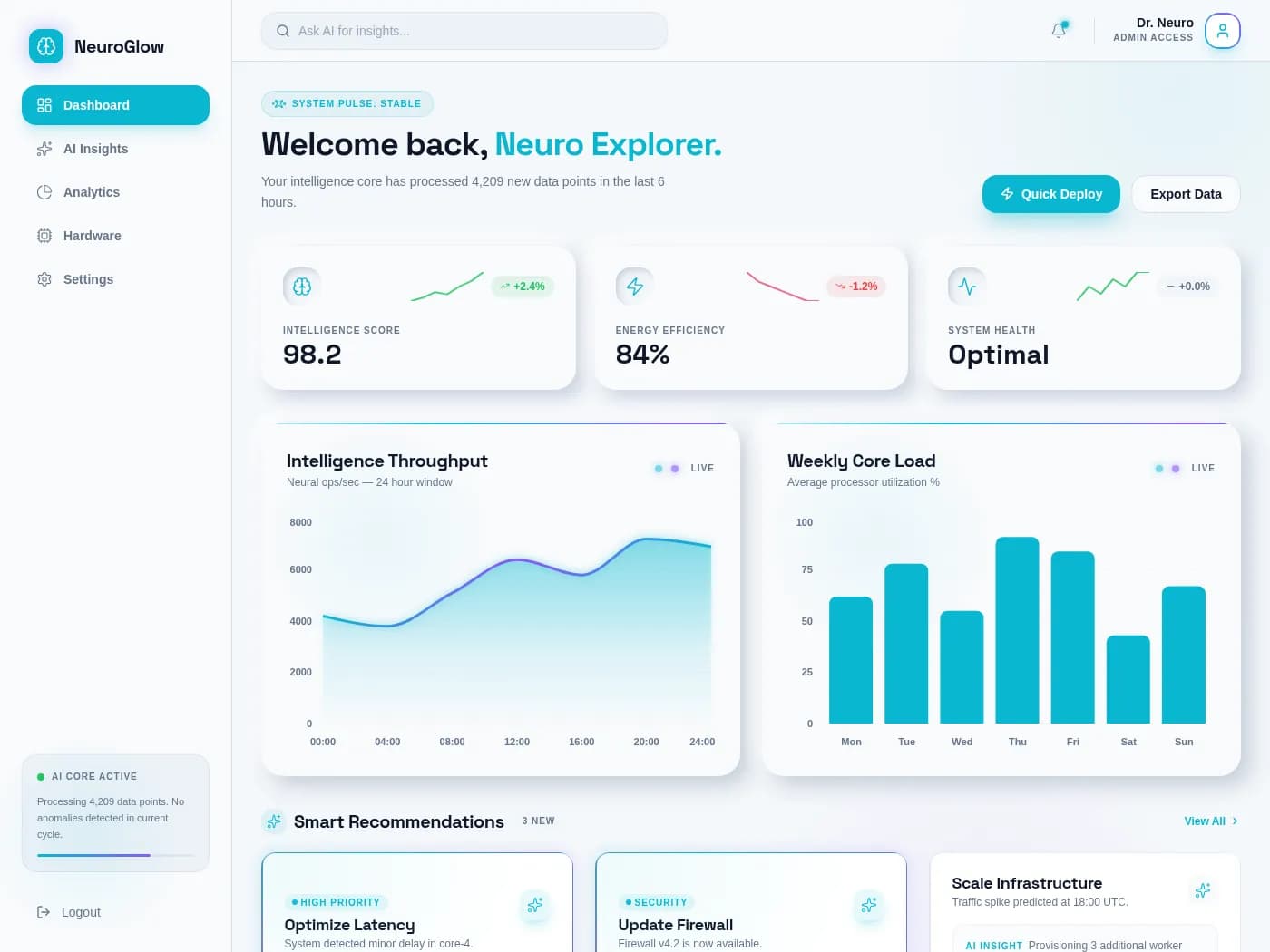 NeuroGlow UI Kit