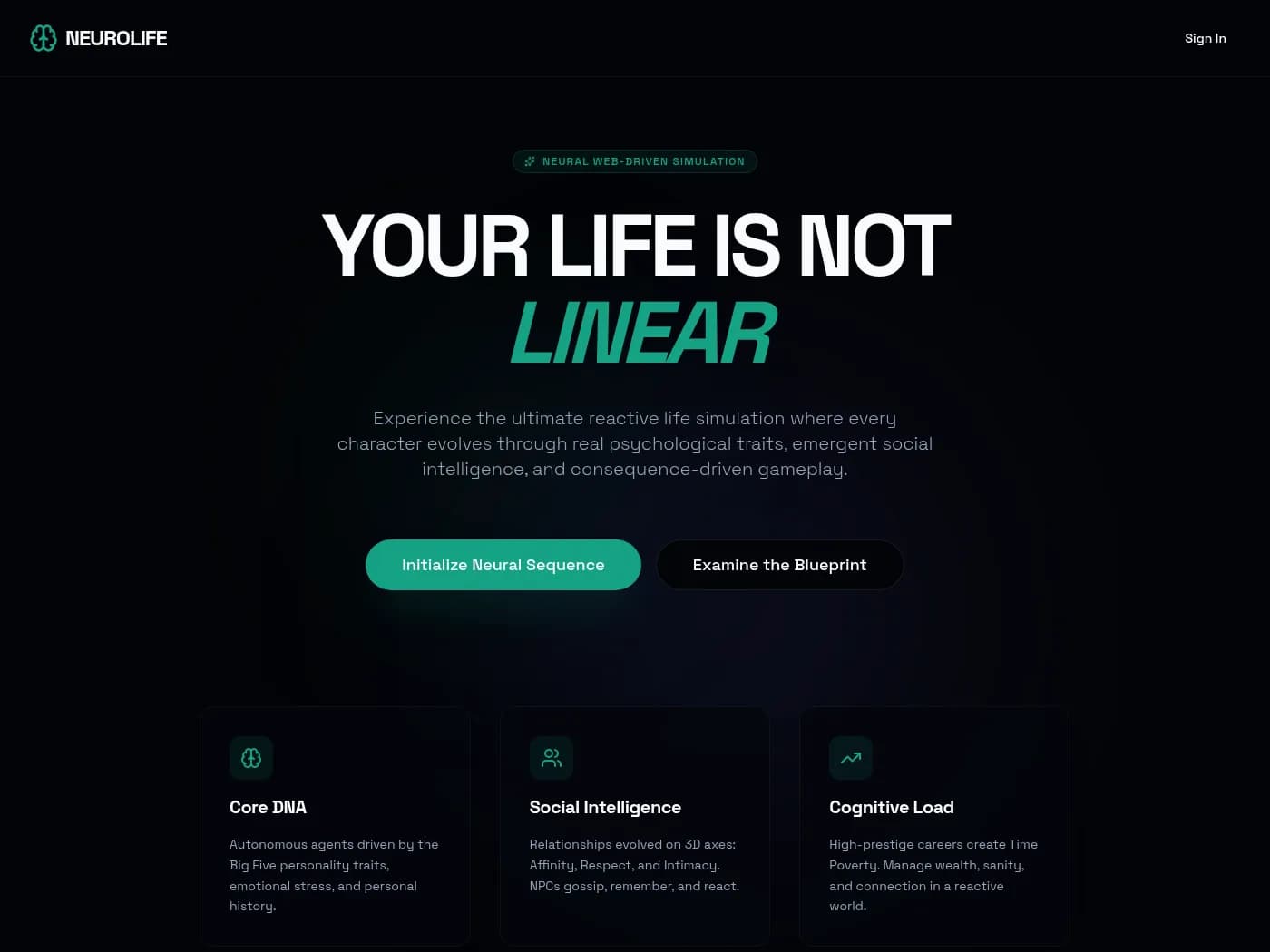 NeuroLife Simulation