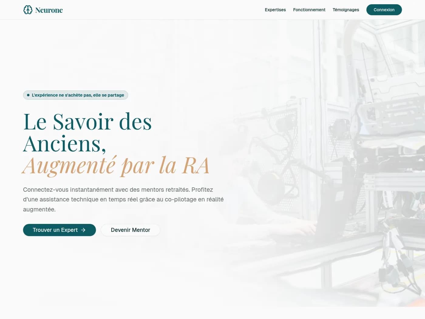 Neurone AR Expertise Hub