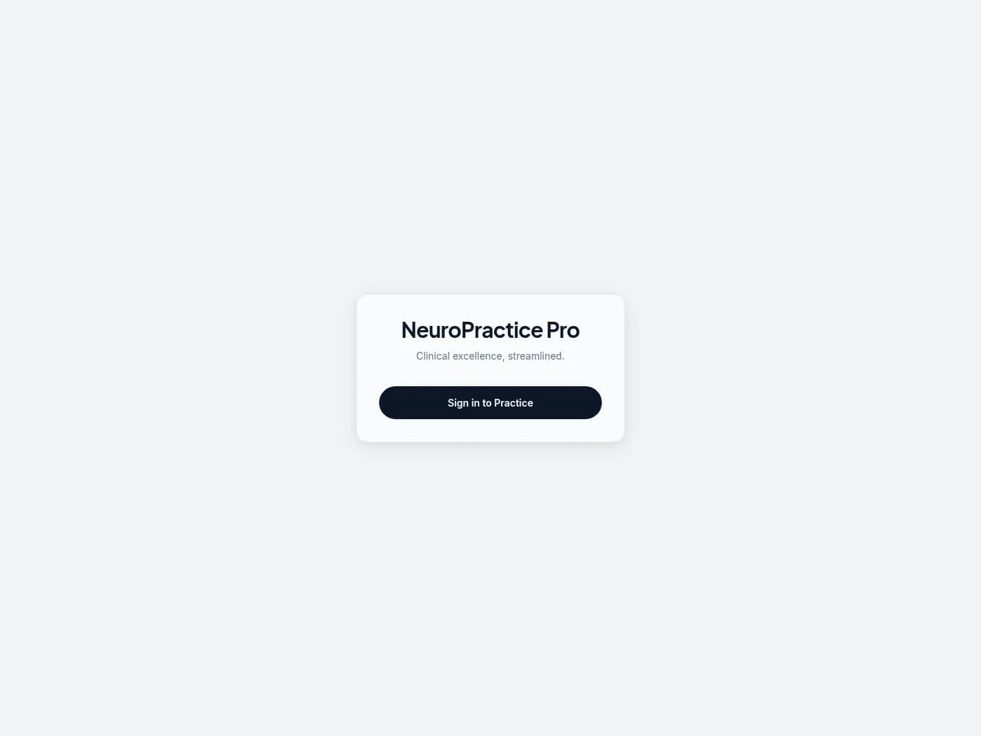 NeuroPractice Pro