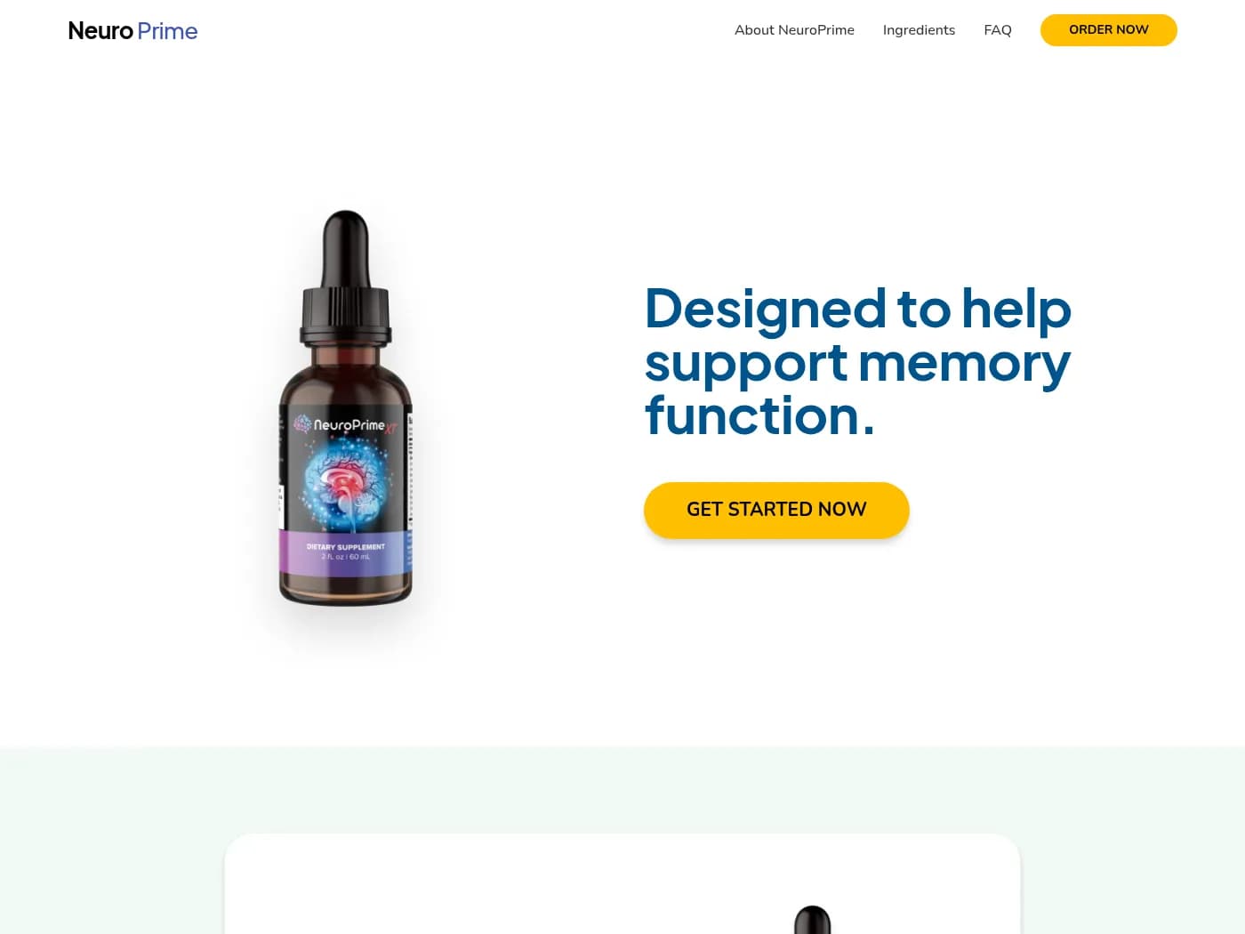 NeuroPrime Website