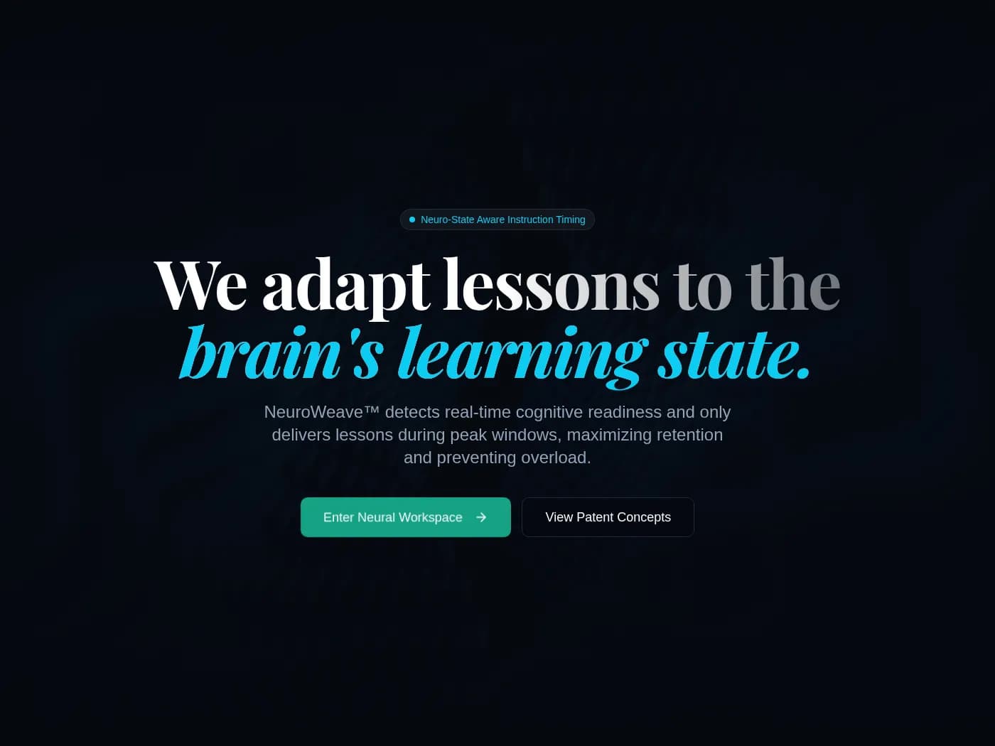 NeuroWeave Learning Optimizer