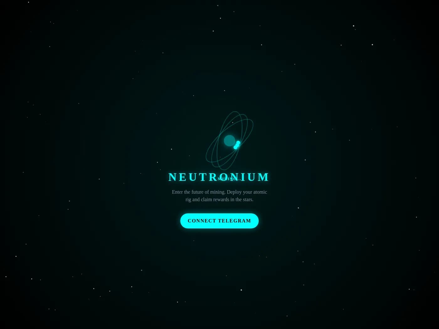 Neutronium Mini Mining App
