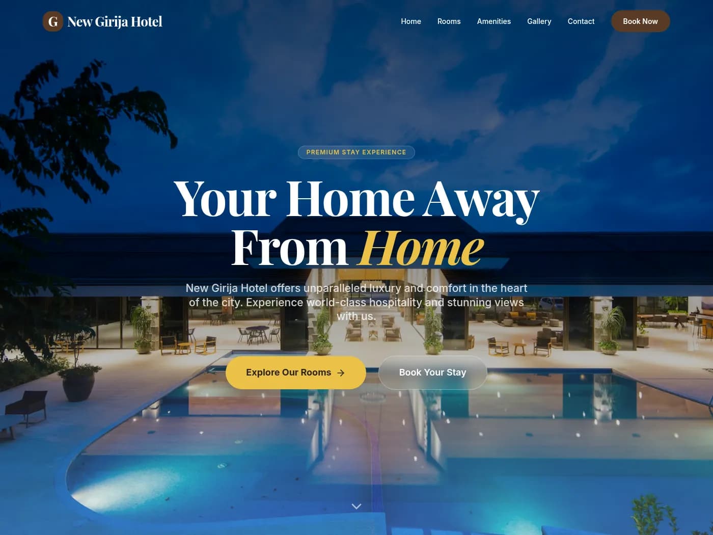 New Girija Hotel Page