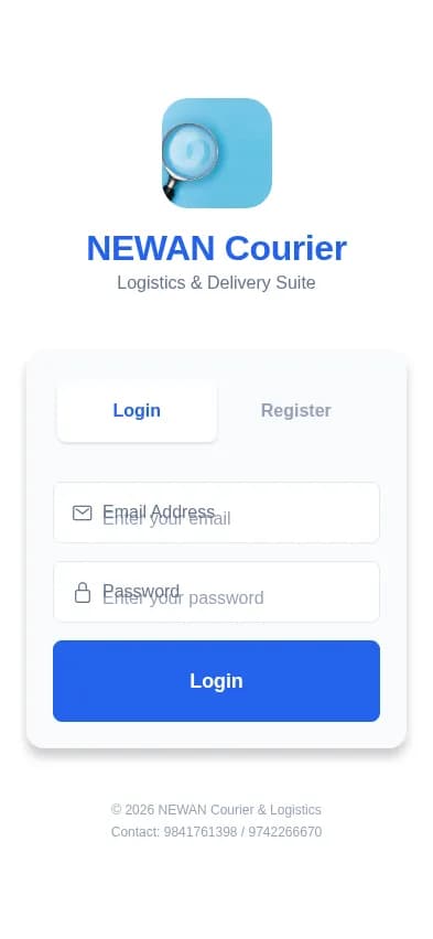 NEWAN Courier App Suite