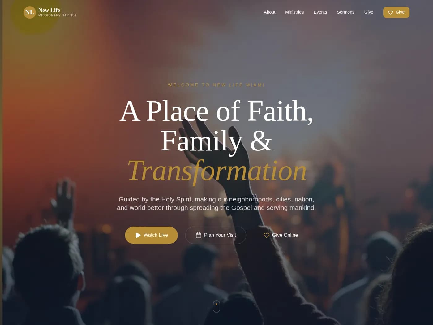 New Life Miami Website