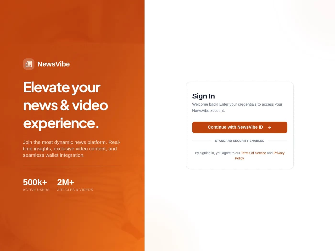 NewsVibe Platform Backend