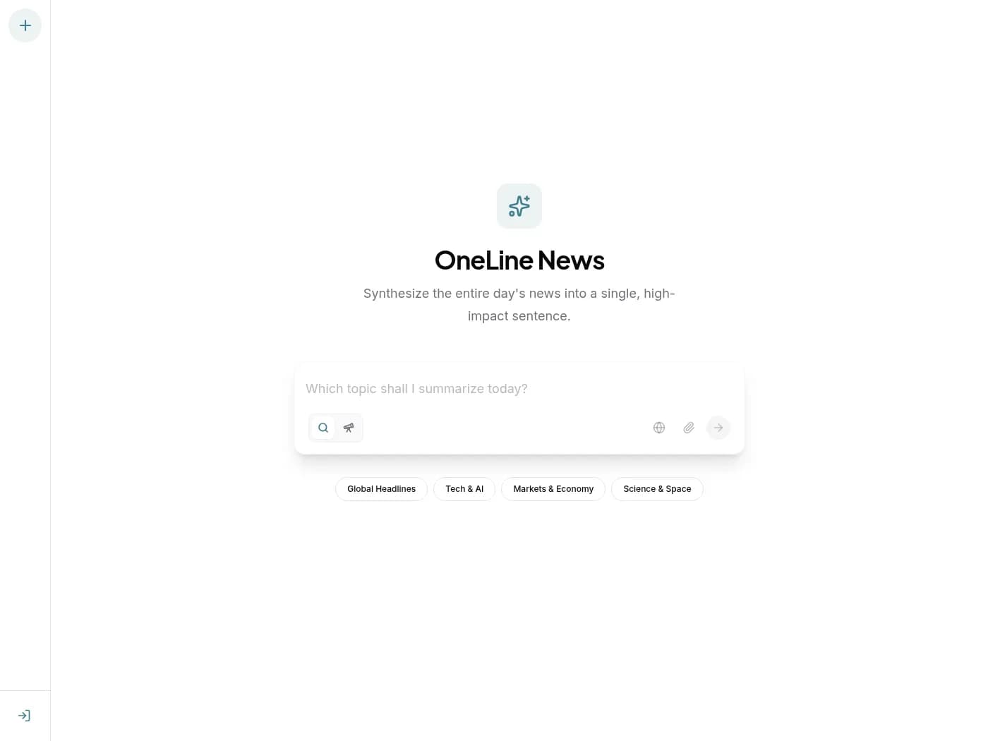 OneLine News Agent