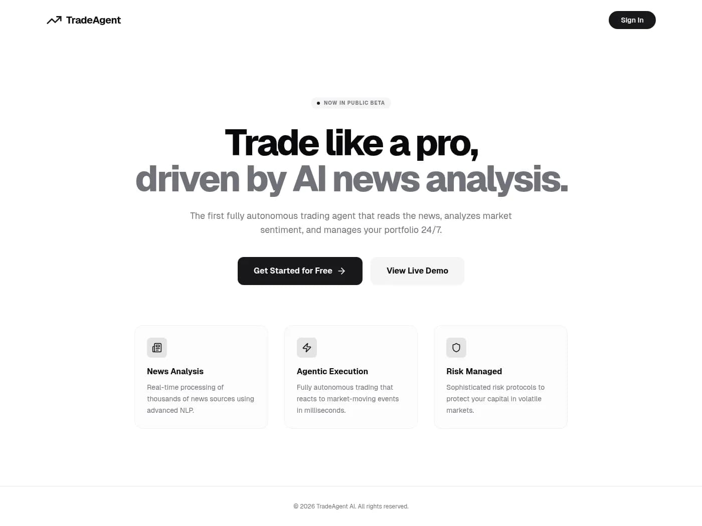 News-Driven Trading Agent