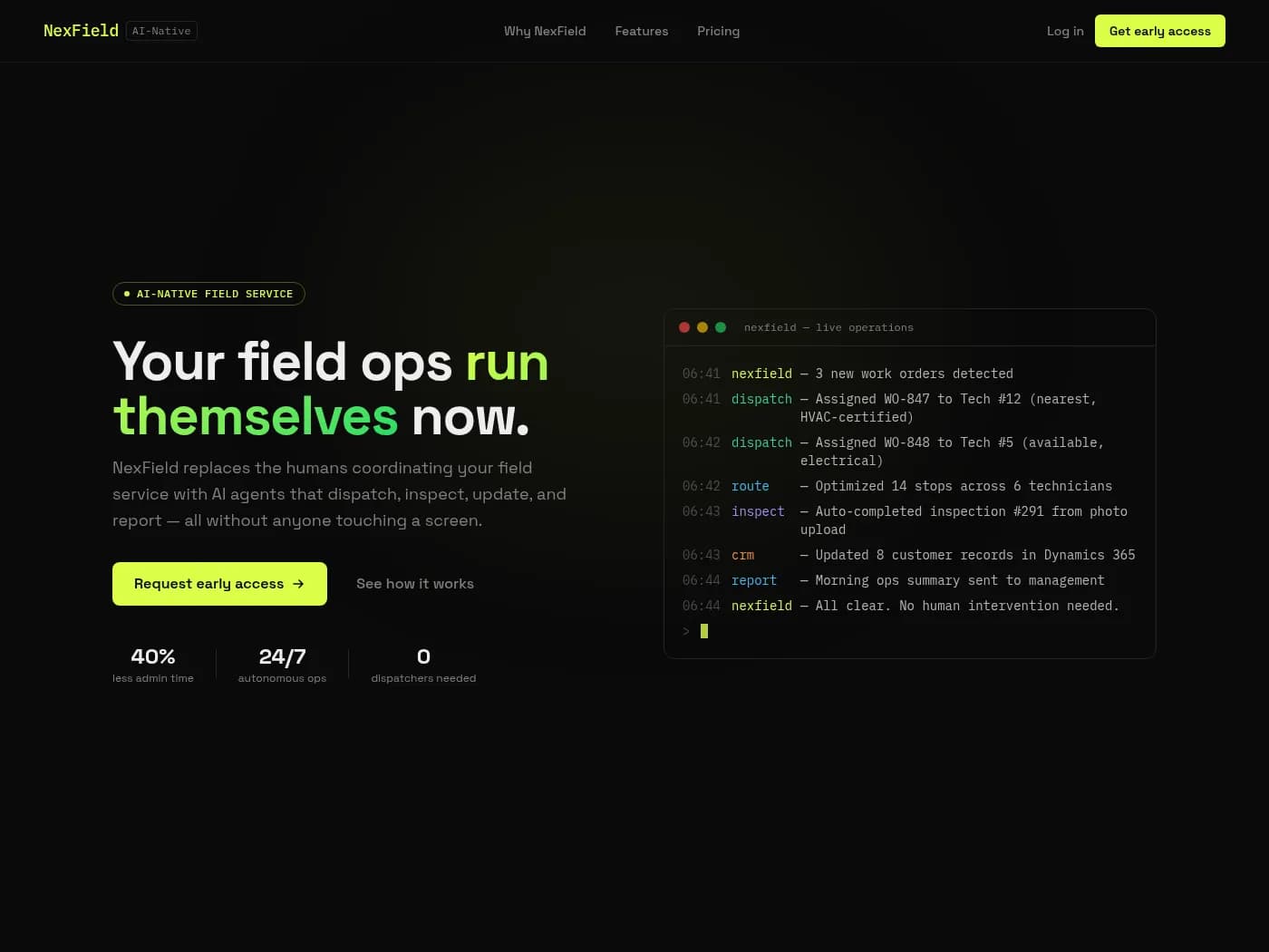 NexField Tech Clone