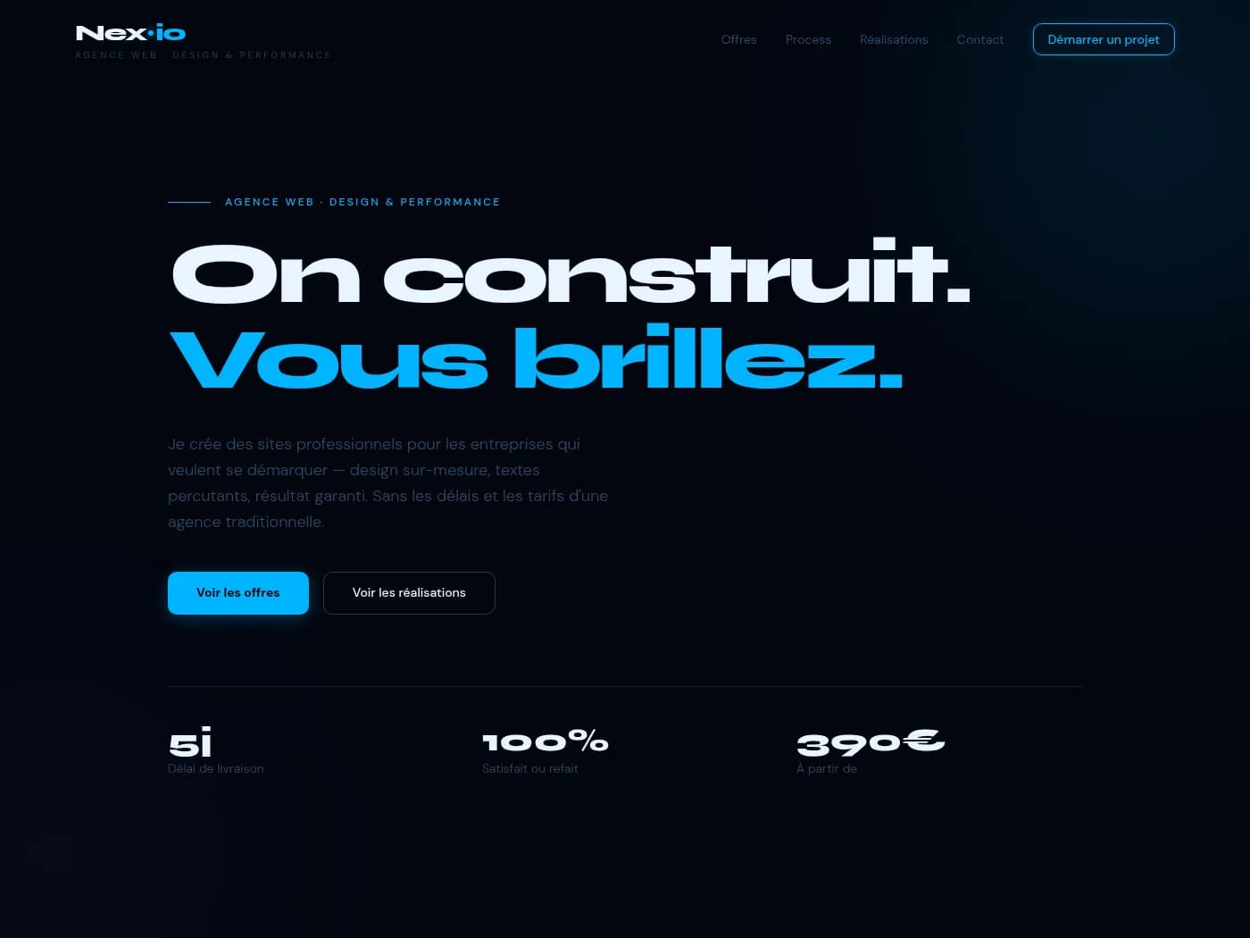 Nexio Web Agency Site