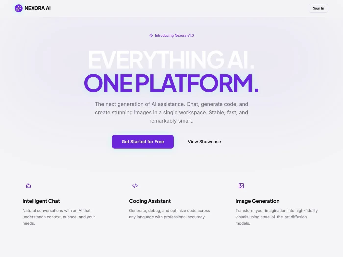 Nexora AI Platform