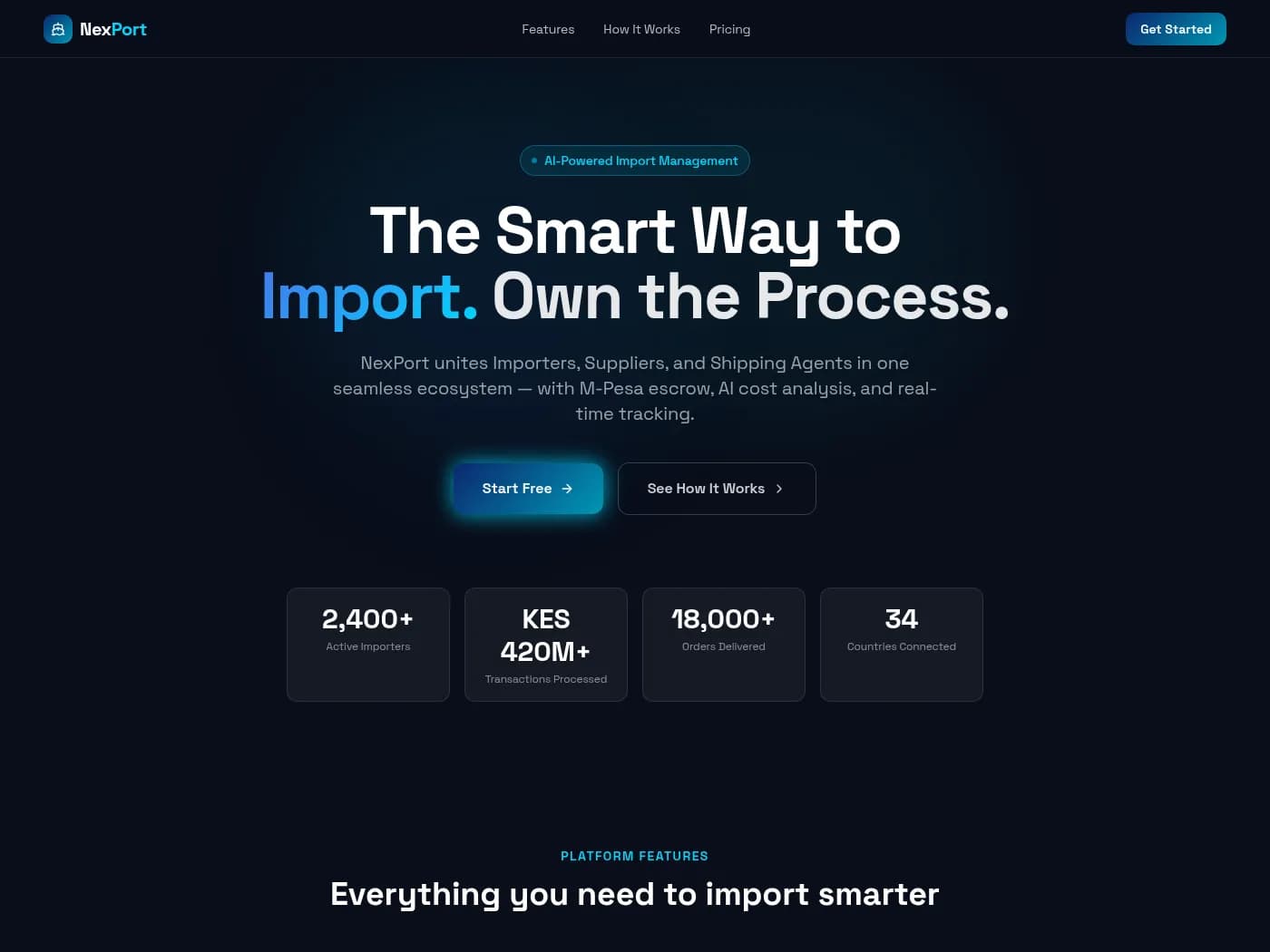 NexPort Import SaaS